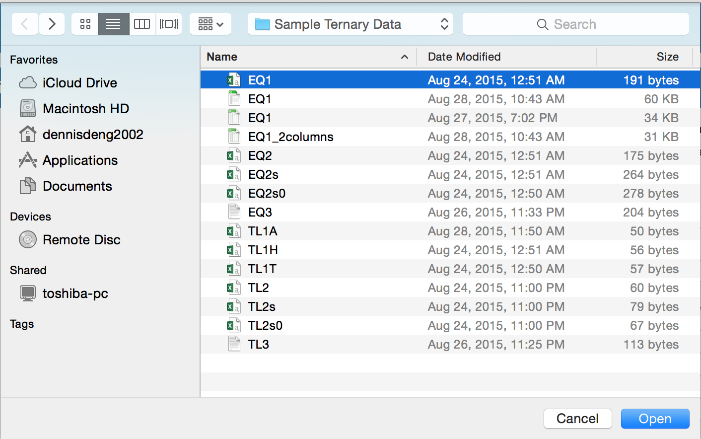Ternary Diagram Generator